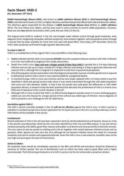 Rabbit hemorrhagic disease - WabbitWiki